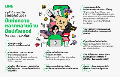 เปิด 10 เทรนด์ฮิตชีวิตดิจิทัลปี 2024 โดย LINE ประเทศไทย